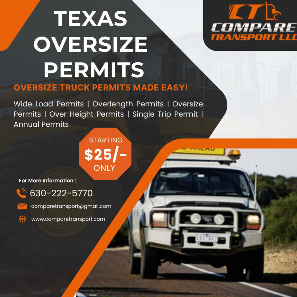 Texas Oversize Permits – Overwidth, Height & Rules