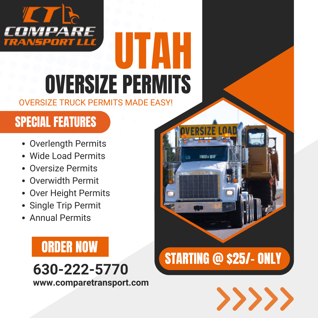 Utah Oversize Permits Online Cost Regulations Login Fees